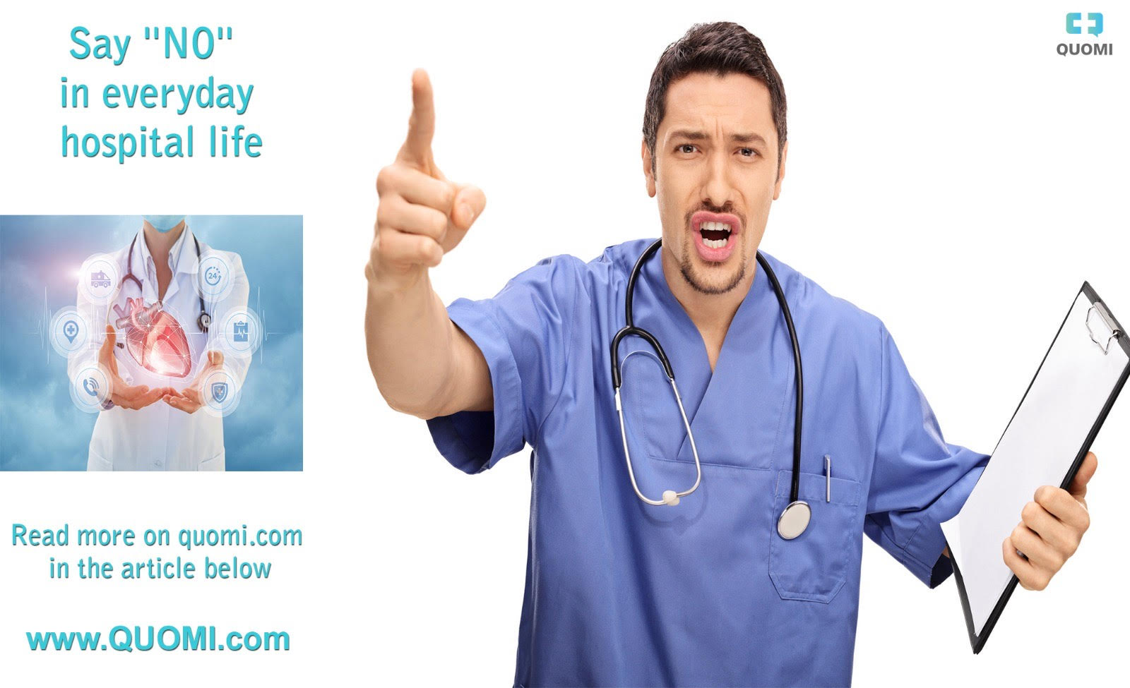 Reduce stress: Say “no” in everyday hospital life – Quomi – Healthcare ...
