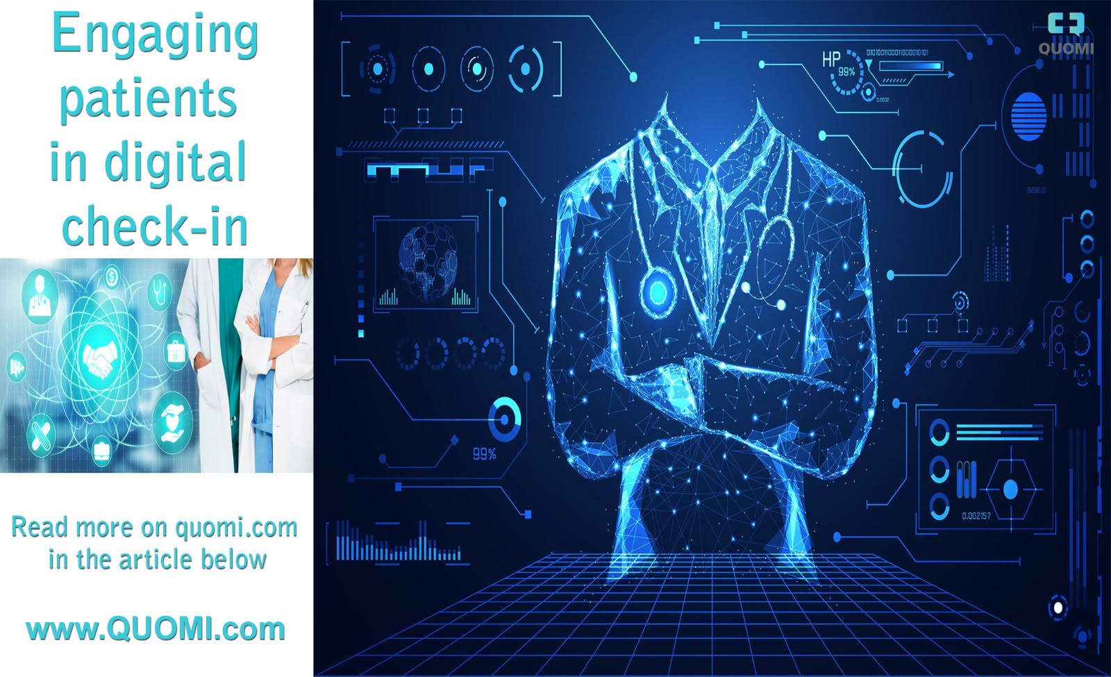 Engaging patients in digital check-in – Quomi – Healthcare meets Social