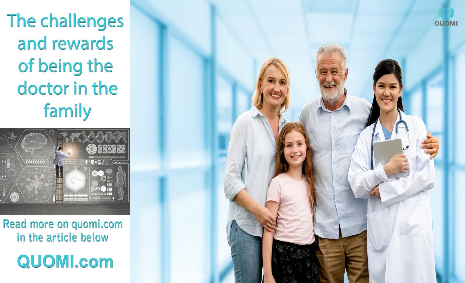 The challenges and rewards of being the doctor in the family - Quomi ...