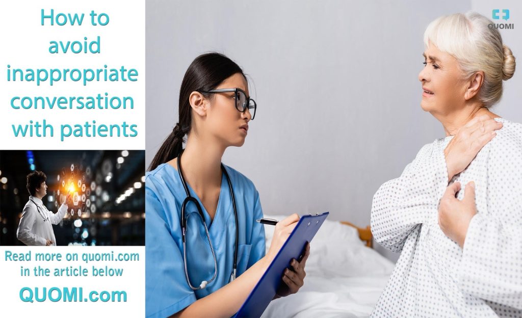 How to avoid inappropriate conversations with patients - Quomi ...