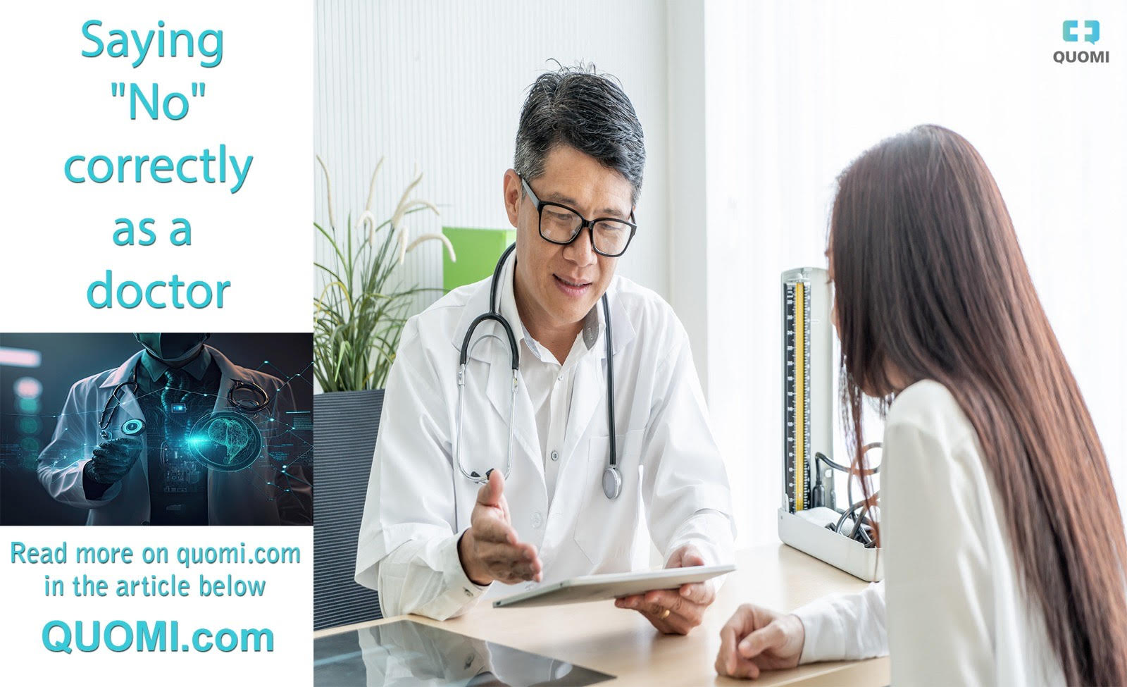 Saying “no” correctly as a doctor - Quomi - Healthcare meets Social