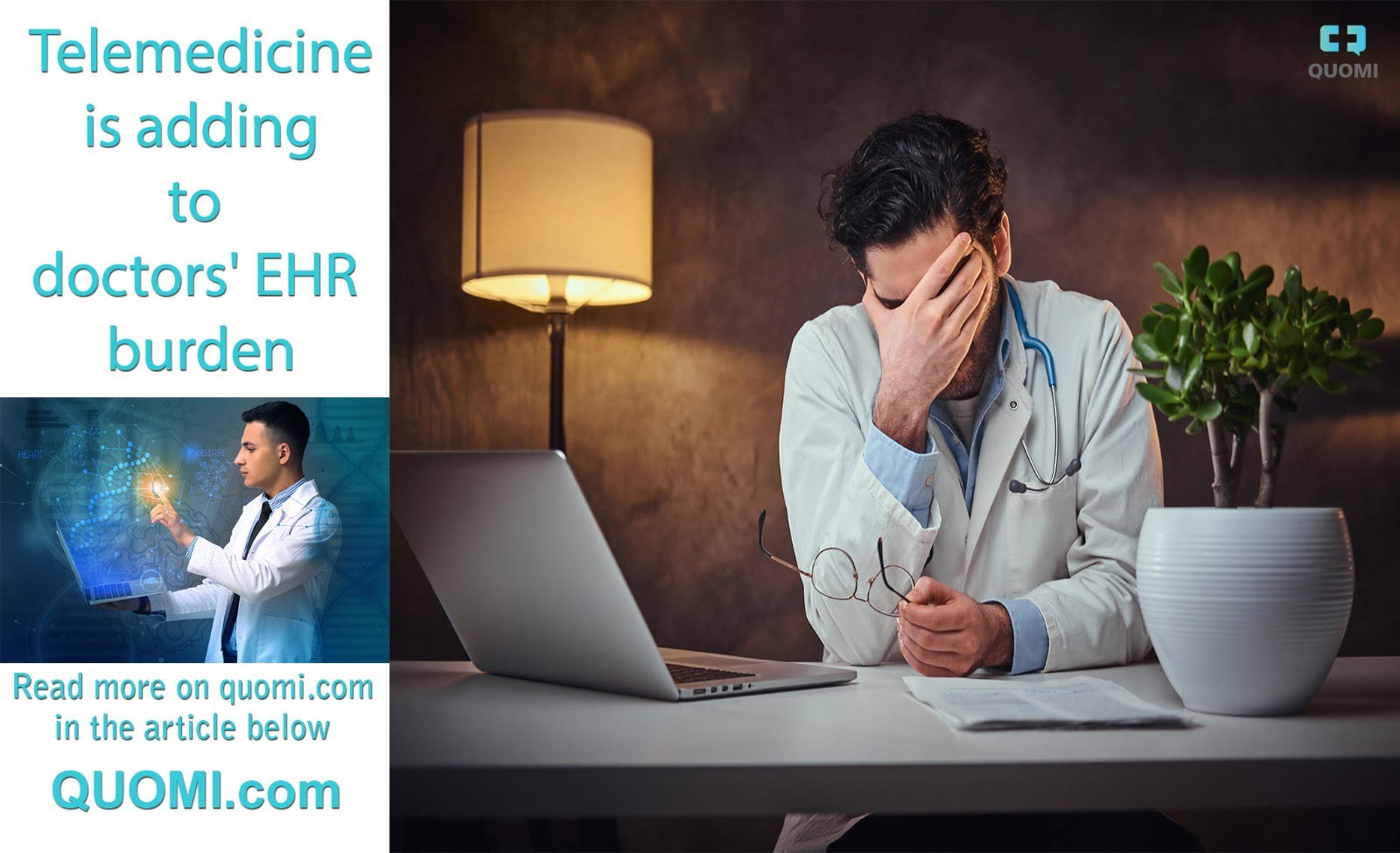 Telemedicine is adding to doctors’ EHR burden – Quomi – Healthcare ...
