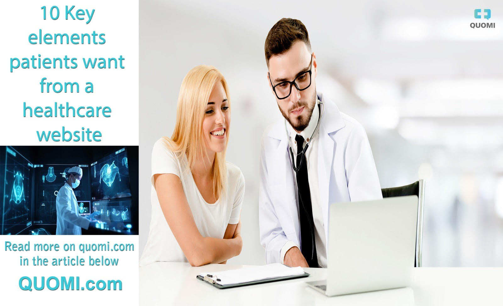 10 Key Elements Patients Want from a Healthcare Website – Quomi – Healthcare meets Social