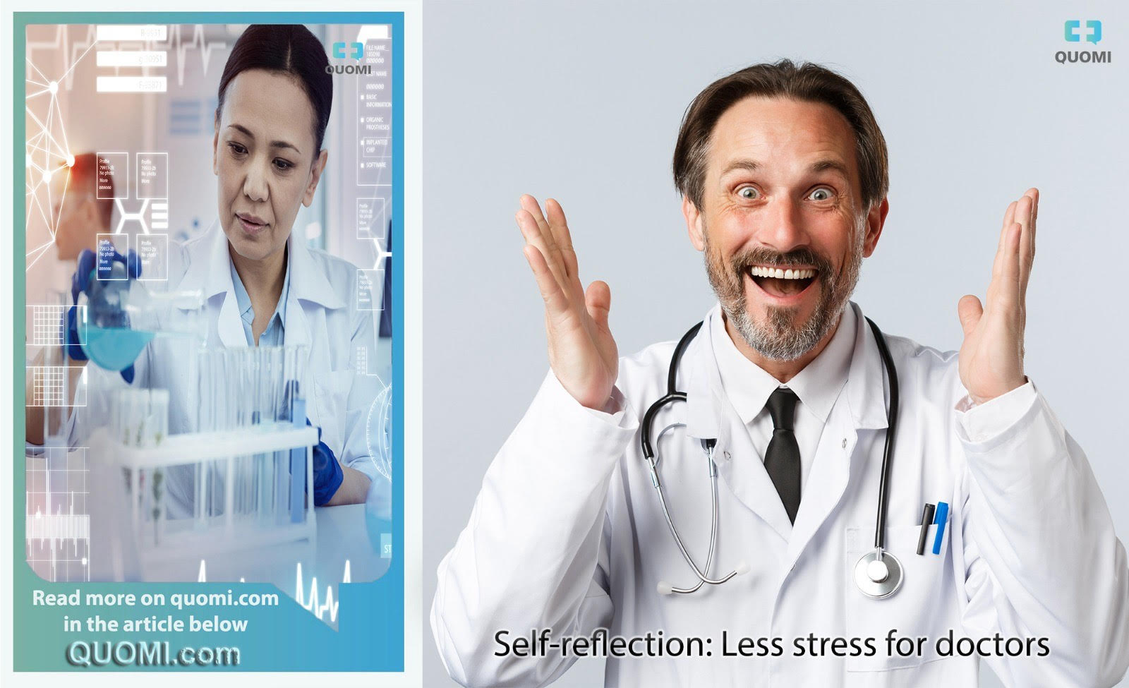 Self-reflection: Less stress for doctors - Quomi - Healthcare meets Social