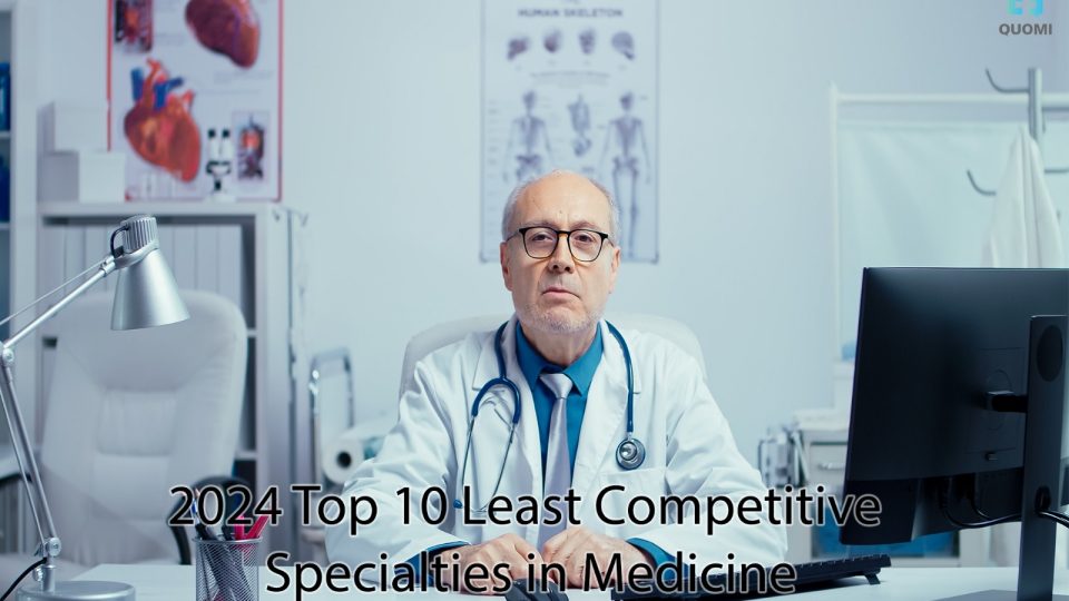 2024 Top 10 Least Competitive Specialties In Medicine Quomi